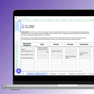 Shop - Ana's Simple Solutions - Simplifying your business